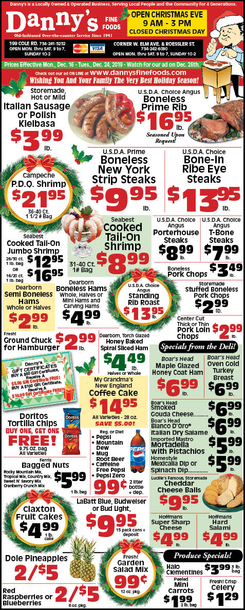 Weekly Special | Danny's Fine Foods