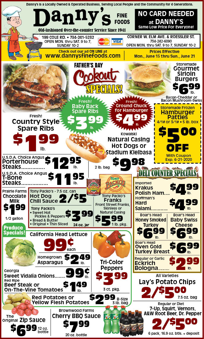 Weekly Special | Danny's Fine Foods