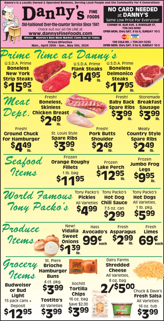 Weekly Special | Danny's Fine Foods