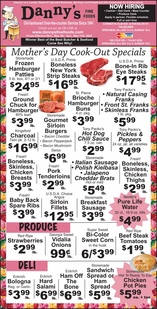 Weekly Special | Danny's Fine Foods