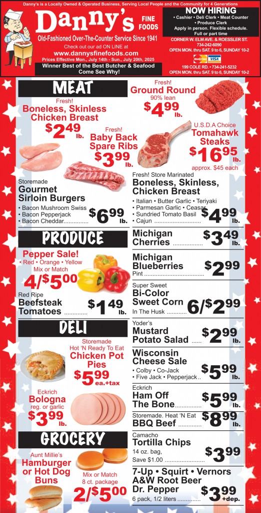 Weekly Special | Danny's Fine Foods